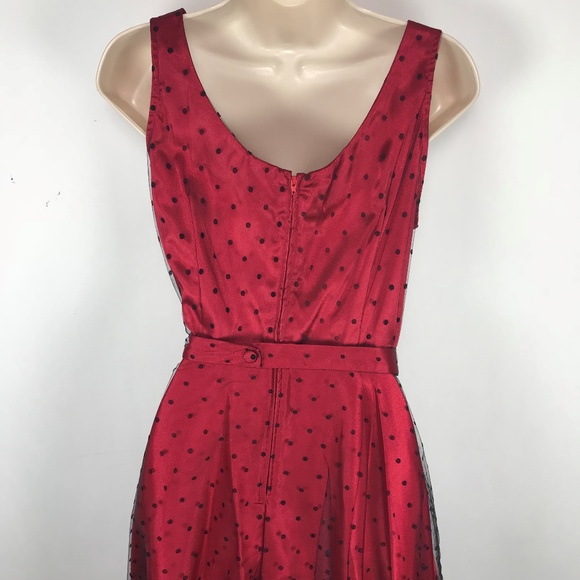Stop Staring | Dresses | Stop Staring Red Satin Overlay Dress Nwt ...